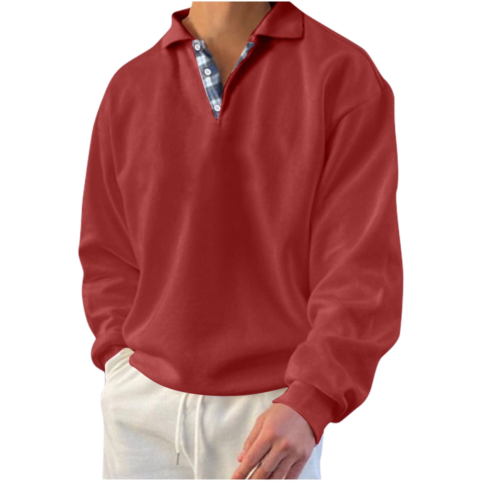 Click here for Zbxnli Mens Big And Tall Shirts Long Sleeve Collar... prices