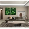 1pc Artificial Green Plant Wall Panel 3D Bionic Plant Background ...