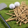 500 Pack Bamboo Golf Tees Bulk,2 3/4 inch Golf tees for Beginner ...