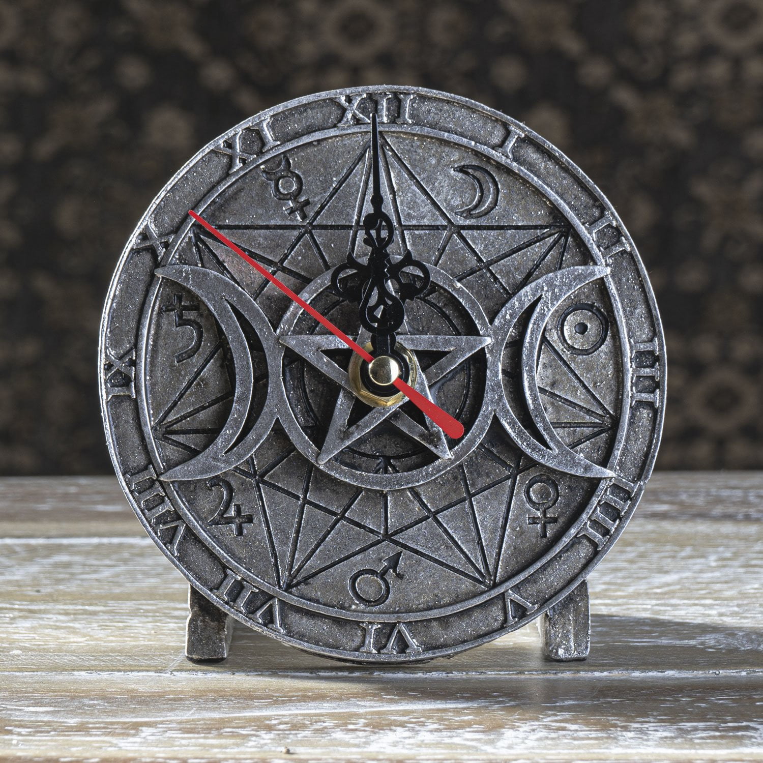 Wiccan Desk Clock with Alchemy England Design - Walmart.com