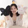 Kripyery Halloween Bat Plush Doll White/Black Cartoon Fat Bat Plushies ...