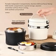 POYOGA Quality Metal Lunch Box With 6 Hour Temperature Control 1.5L ...
