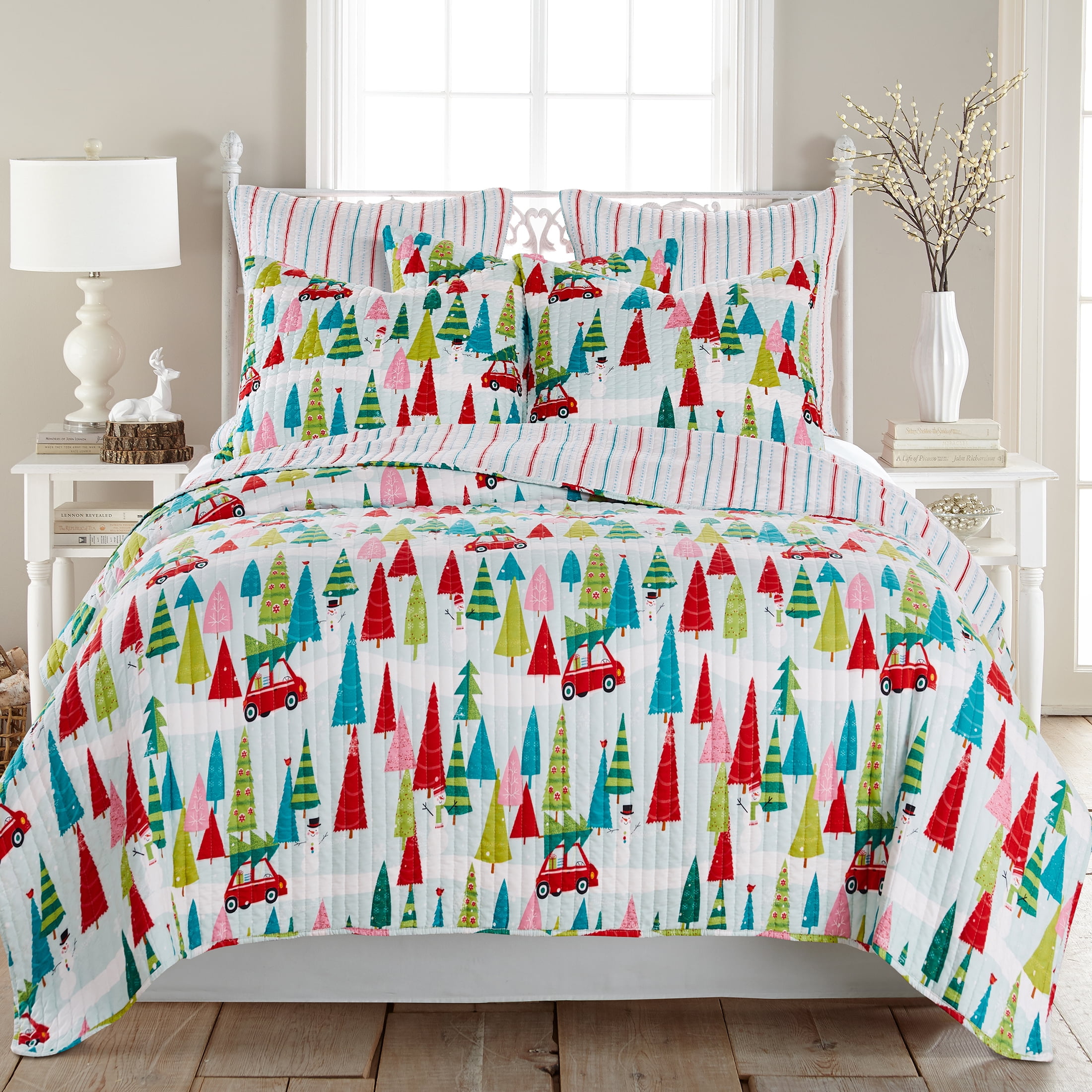 Buy Merry & Bright by Levtex Home - Holly Jolly Quilt - King ...