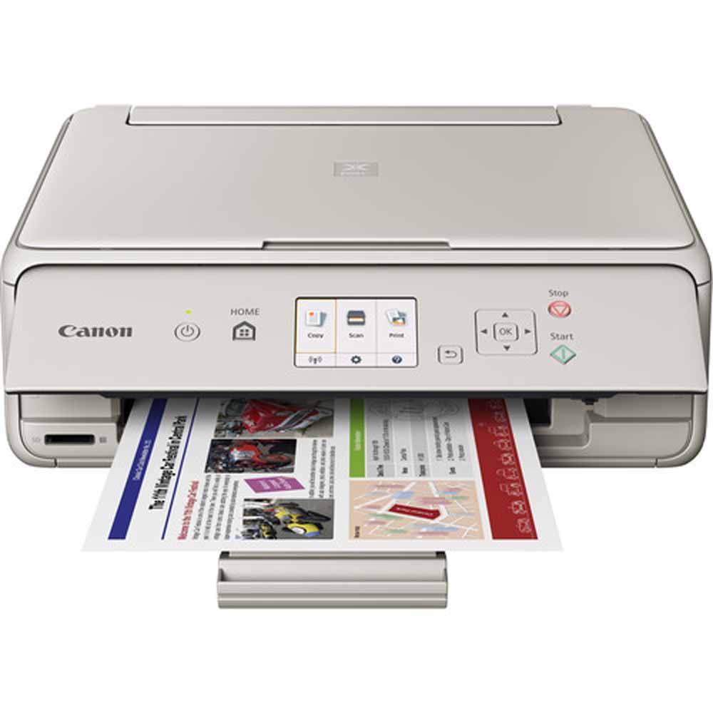 Canon PIXMA TS5020 Wireless All-in-One Inkjet Printer, Gray - Walmart ...