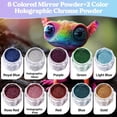 LET'S RESIN Chrome Powder, 10 Colors Metallic Mirror Effect ...