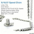 9/18/27 Speed Bike Chain,Bicycle Mountain Bike Chain for Road Bike MTB ...