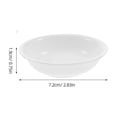 Luxshiny 12Pcs Oil Dipping Dish White PP Small Dip Bowls for ...