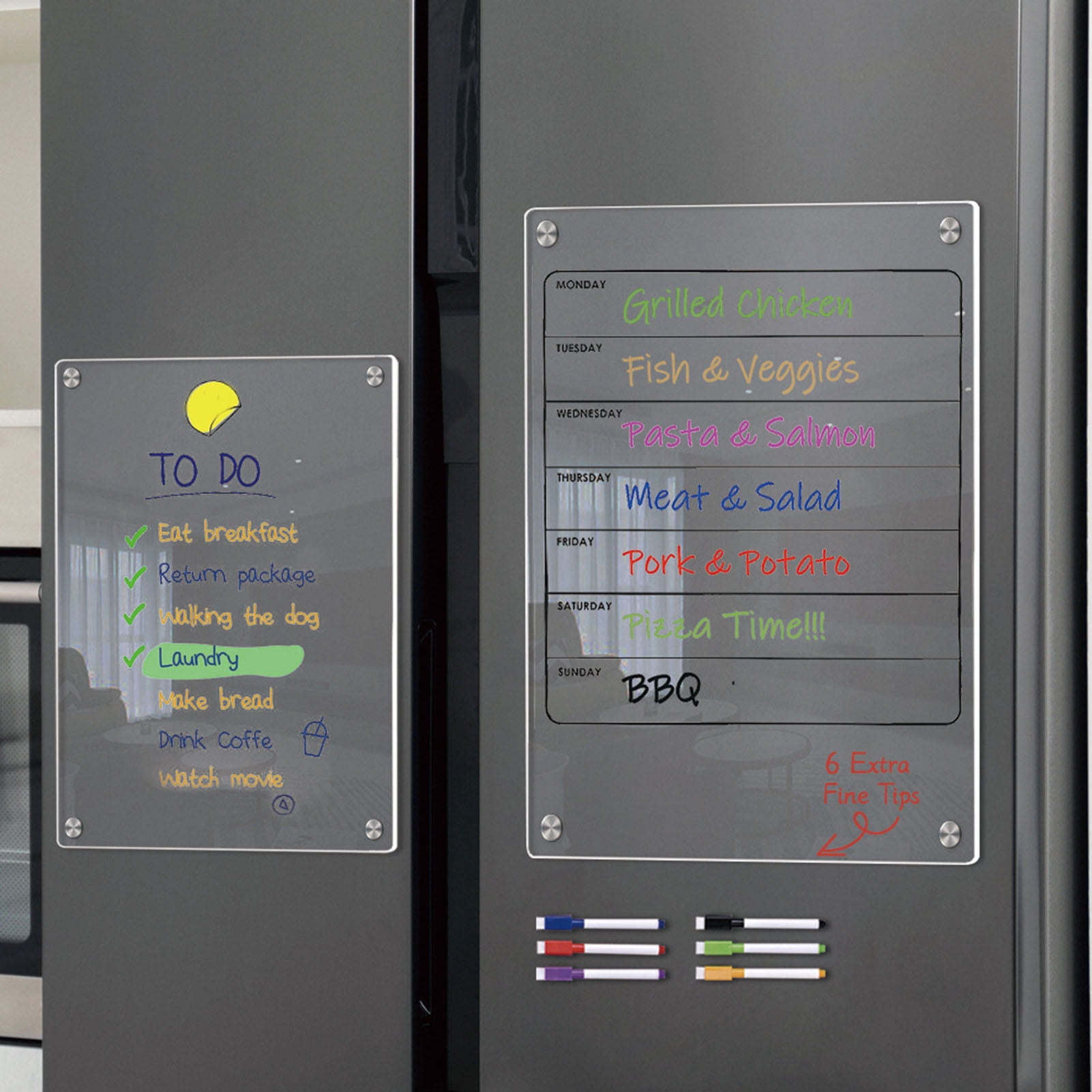 Click here for Unbranded Acrylic Magnetic Message Board Fridge Dr... prices