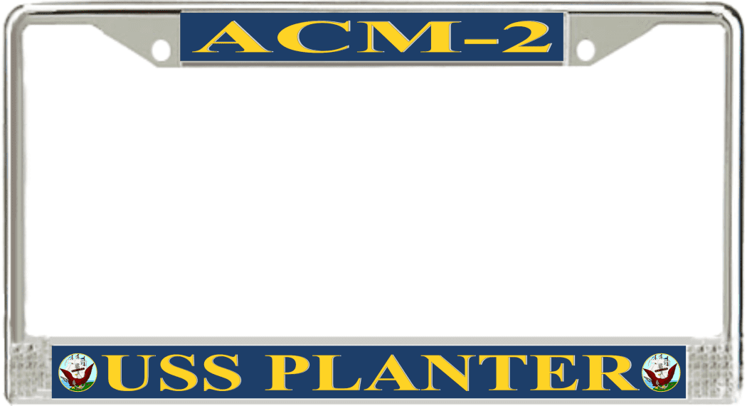 USS Planter ACM-2 License Plate Frame - Walmart.com