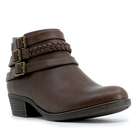 Nautica Women's Ankle Boot Dress Bootie With Side Zipper-Alara Strap ...