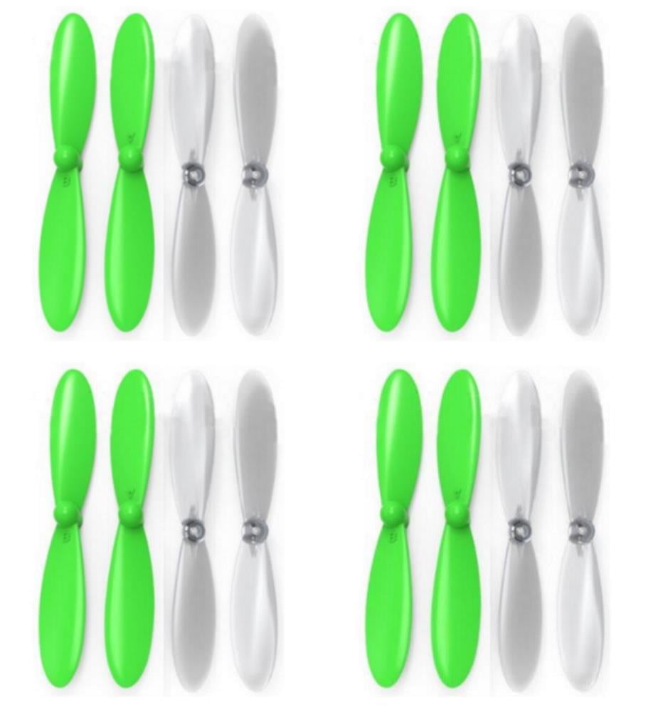 HobbyFlip Green Clear Propeller Blades Props Transparent Propellers ...