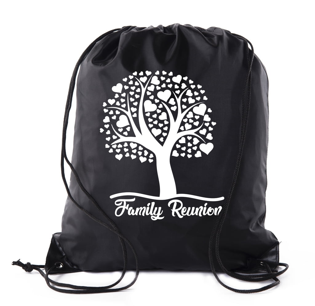 Family Reunion Gift Bags for Family Reunion Favors | Drawstring Bags ...