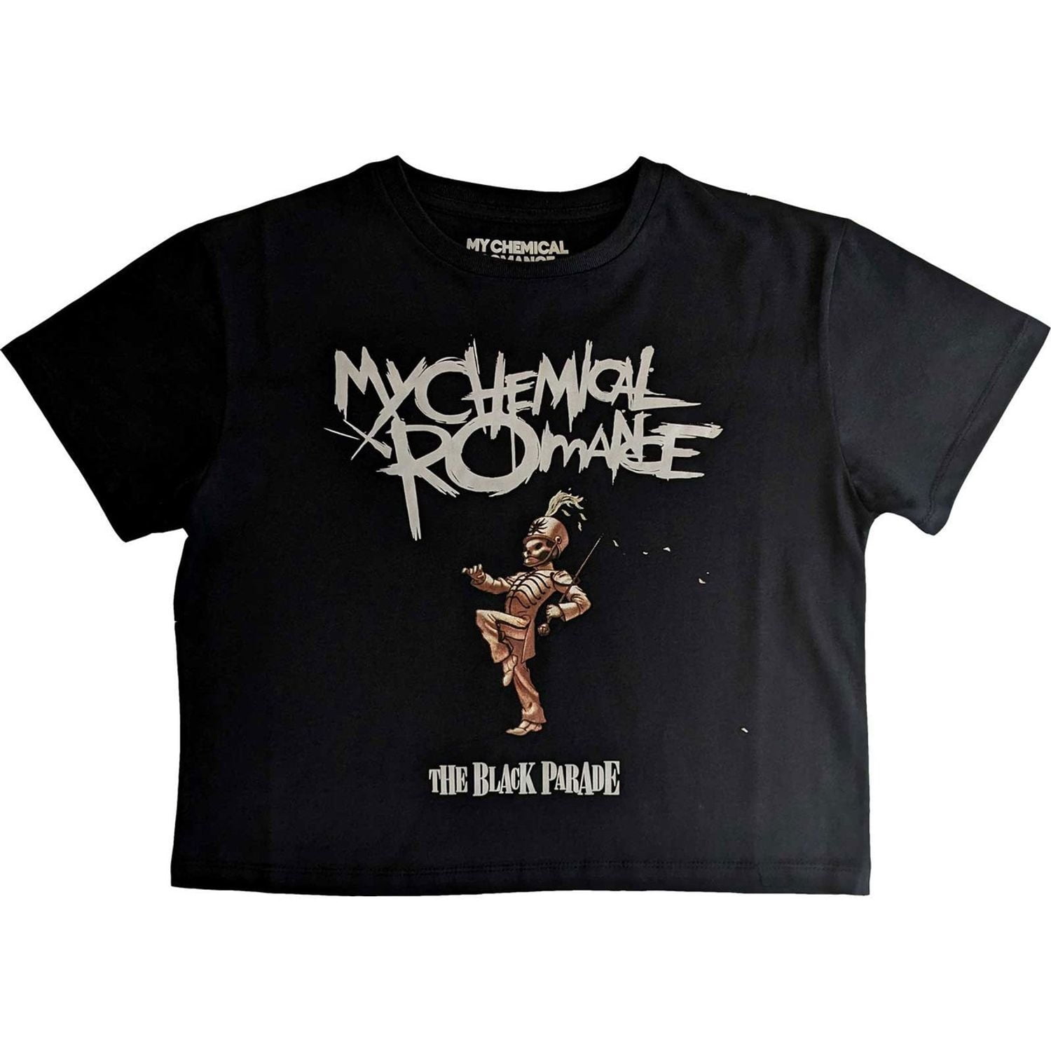 Click here for My Chemical Romance Womens The Black Parade Crop T... prices