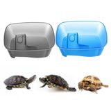 Ruike High Transparency Reptile Feeding Box Basking Platform Turtle ...