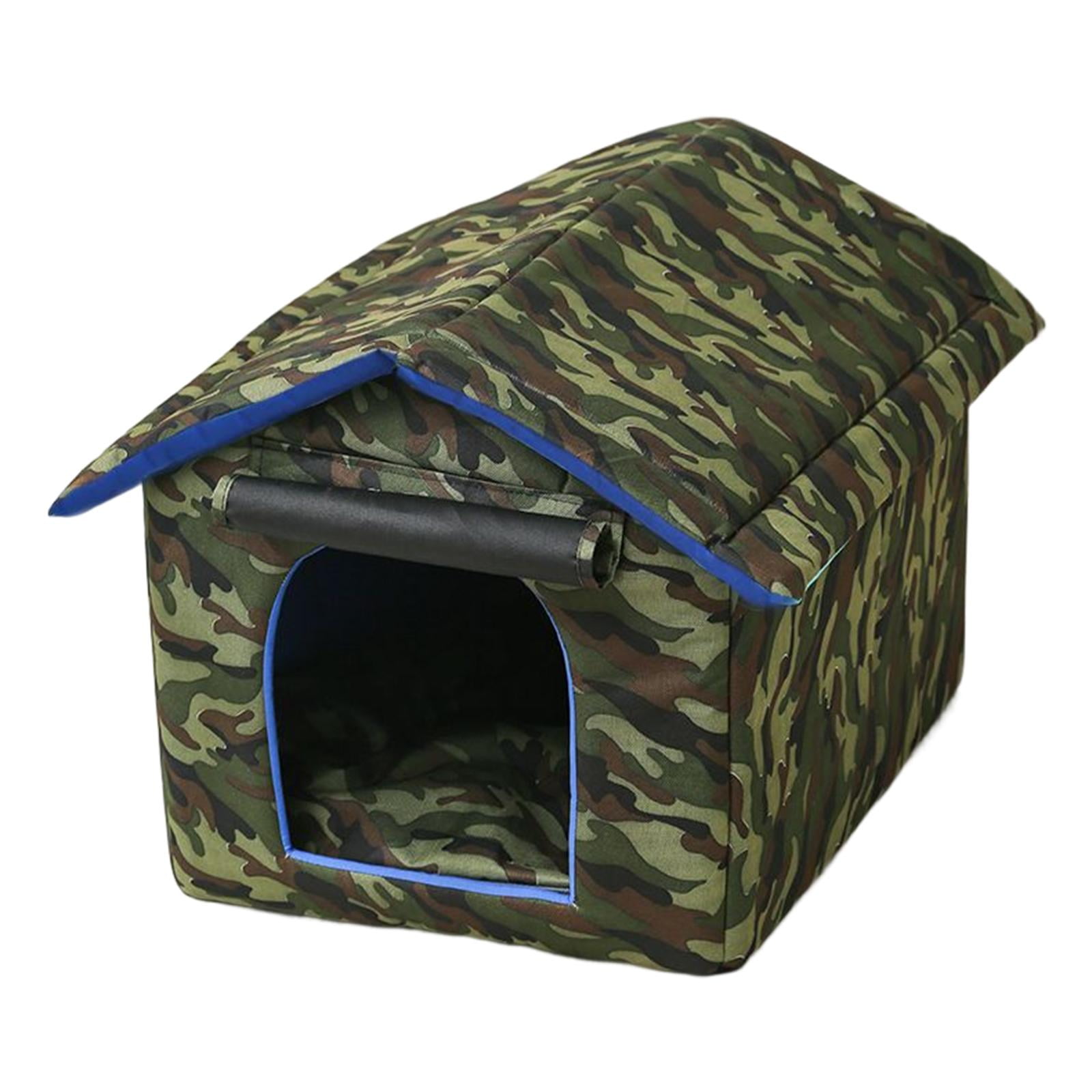 Warm Outdoor Pet House Nest Weatherproof Rainproof with Detachable Roof ...