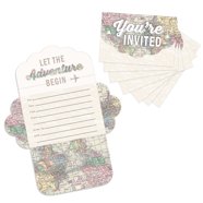 Big Dot of Happiness Western Hoedown - Shaped Fill-In Invitations ...
