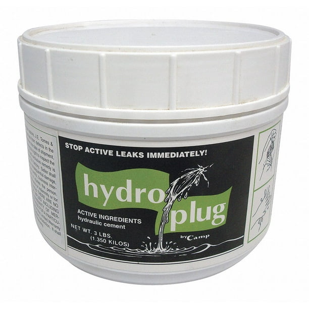 Je Tomes Hydraulic Cement,Hydroplug,3 lb C118 - Walmart.com