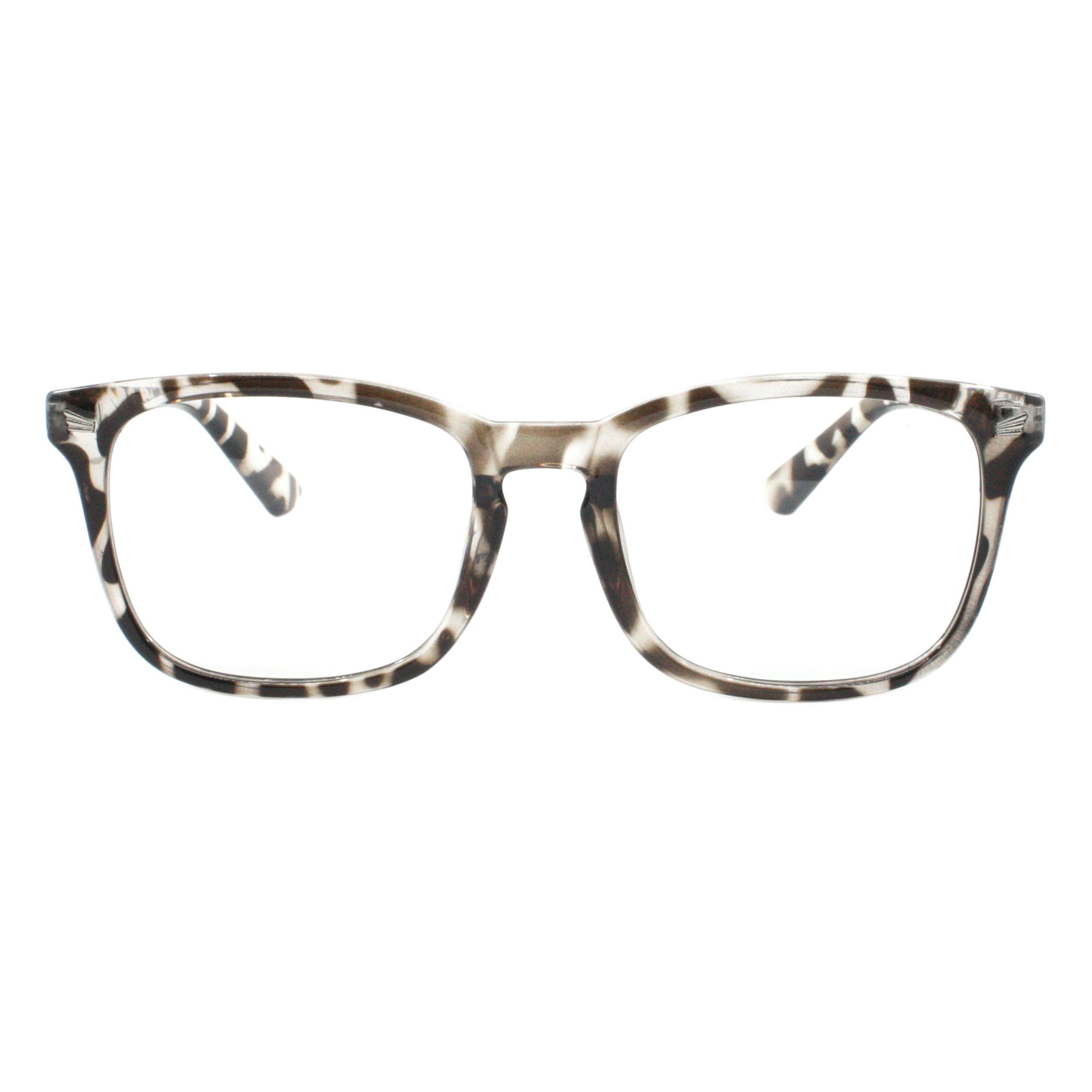 Womens Clear Lens Fashion Glasses Rectangular Keyhole Frame UV 400 ...