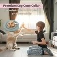 Comfy Pet Recovery Collar, Water Resistant Soft Adjustable Protective ...