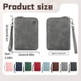 Passport Holder,RFID Blocking Passport Holder Wallet,PU Leather Zipper ...