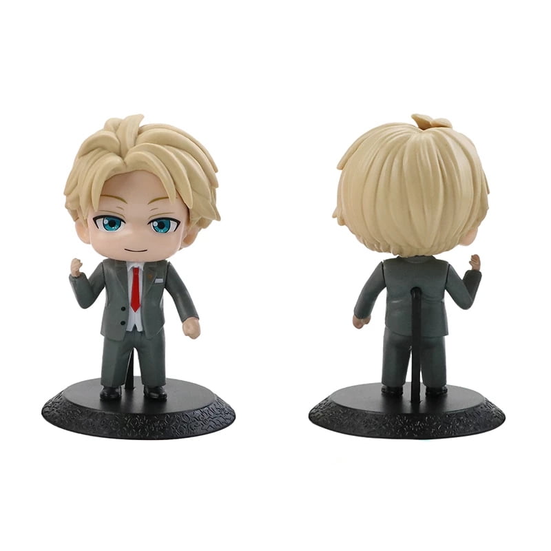 Buy 6pcs pvc anya spy x family loid yor faker chibi anua 10cm anime ...