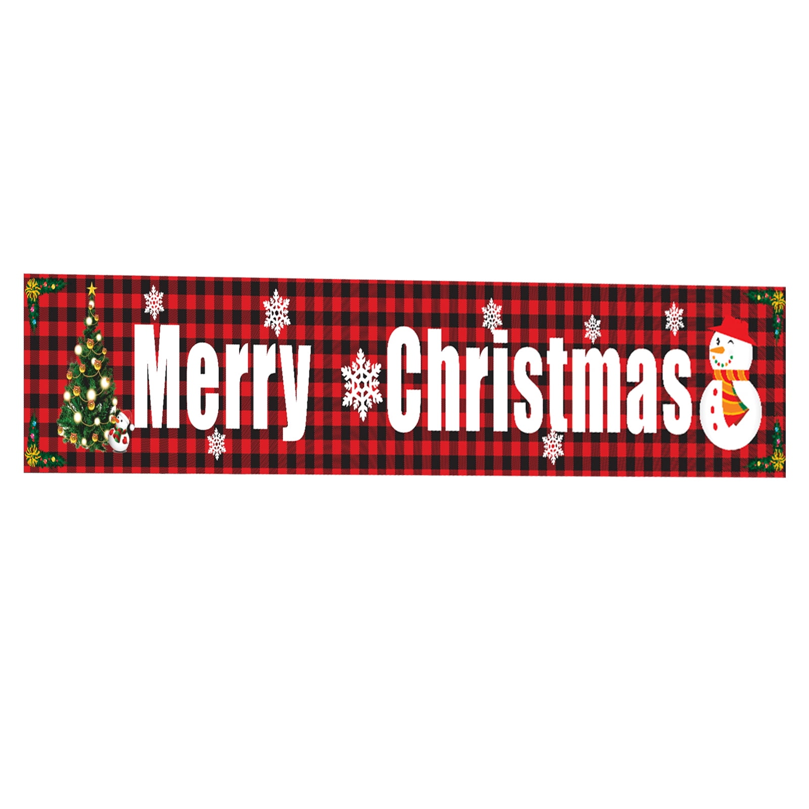 Merry Christmas Banner Christmas Decorations Merry Christmas Yard Sign ...