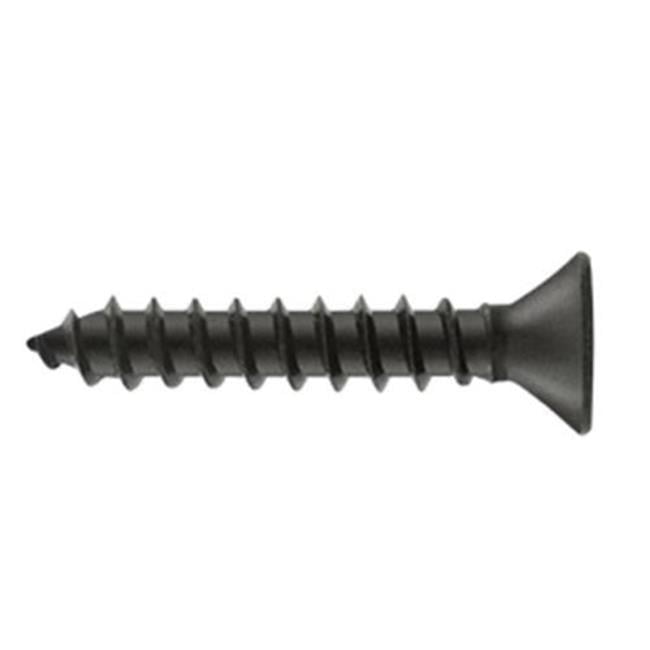 12 x 1.25 in. Wood Screw 100 Piece Per Bag, Steel, Oil Rubbed Bronze ...
