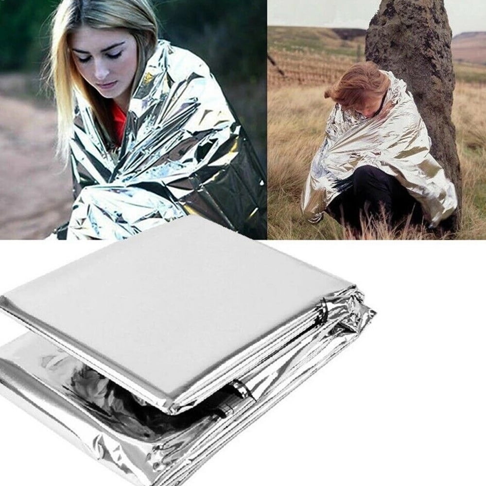 Emergency thermal blanket outdoor waterproof survival blanket aluminum ...