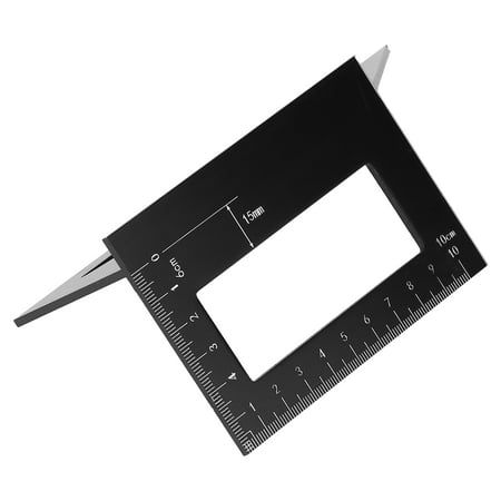 Mitre Gauge, Aluminium Alloy Multifunctional Straight Ruler 3D 45°/90 ...