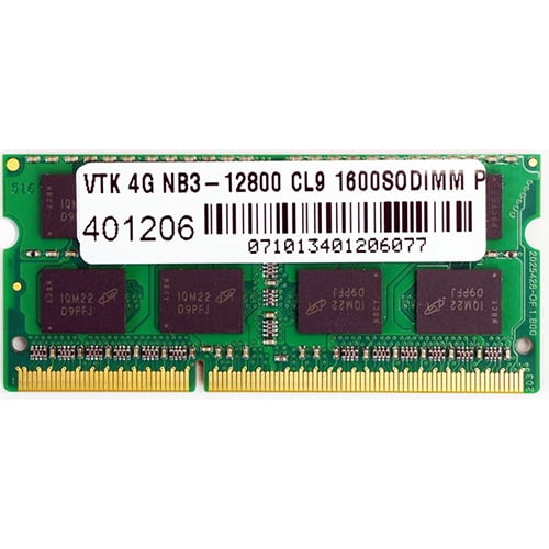 VisionTek 4GB DDR3 1600 MHz CL9 SODIMM Notebook Memory - 900451 - Walmart.com - Walmart.com