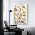 ARTVORA Animal Alphabet Poster, Painting Canvas Wall Poster, Art ...