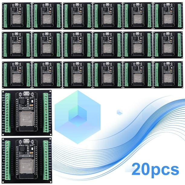 ESP32 GPIO 1 en 2 placa conexión CP2102 NodeMCU-32S (con placa ...