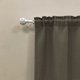Mainstays 3/4" Filigree Ball Single Curtain Rod, White, 30-84 ...