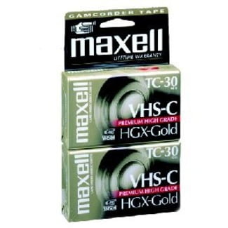 Maxell Premium VHS-C Videocassette - Walmart.com