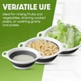 Collapsible Colanders (3 Pack Set) Food Strainers with Over-Sink Water ...