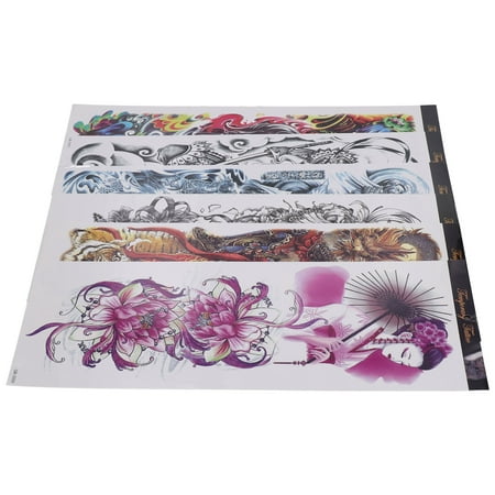Keenso Temporary Stickers, Transfer Stickers,6 Sheets Temporary ...