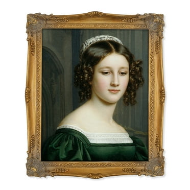 Gold Picture Frames 5x7 Oval Photo Frame 7 x 5 for Wall and Tabletop ...