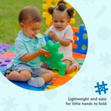 CarePlay Oversized Waffle Grid Blocks, 48-Piece Interlocking Building ...