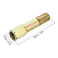 Uxcell 1/8PT Female to M10 Male Thread 50mm Iron Extension Hex Pipe Fitting - Walmart.com