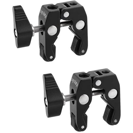 Kayulin Super Crab Clamp with 1/4"-20 Mounting Points for Photo Studio ...