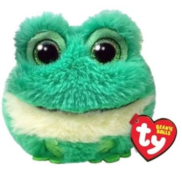 Ty Puffies (Beanie Balls) Plush - TANNER the Brown Dog (4 inch ...