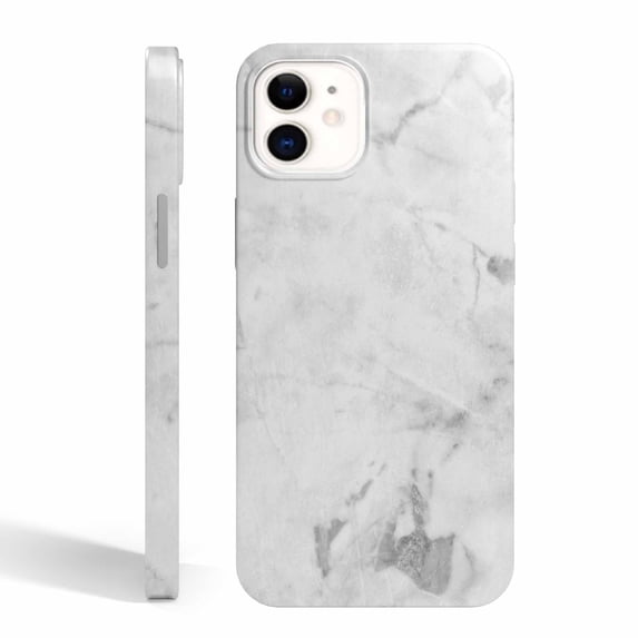 Tobelint Real Marble Texture Case for iPhone 12, Slim Full Protective ...