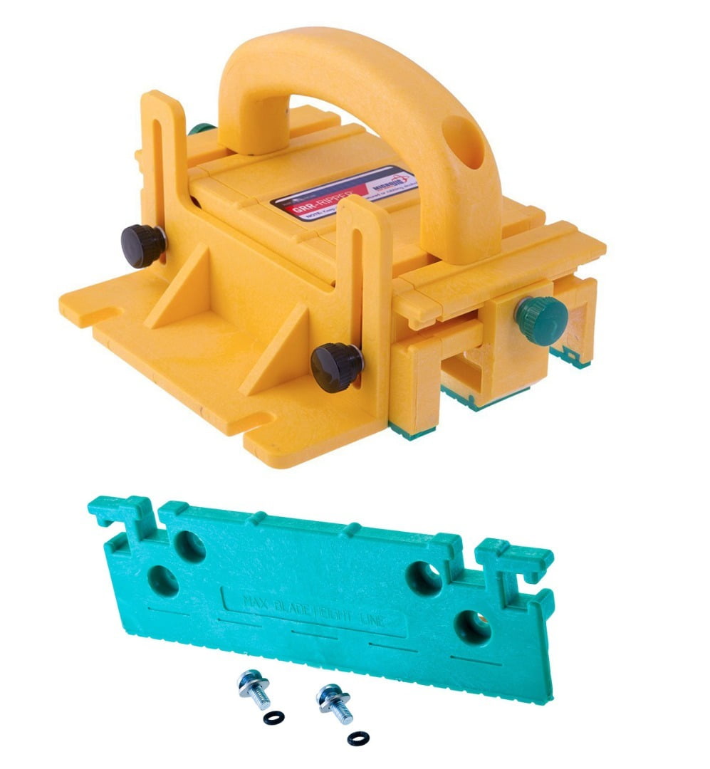 MICROJIG GRR-RIPPER GR-100 3D Pushblock For Table Saws, Router Tables ...