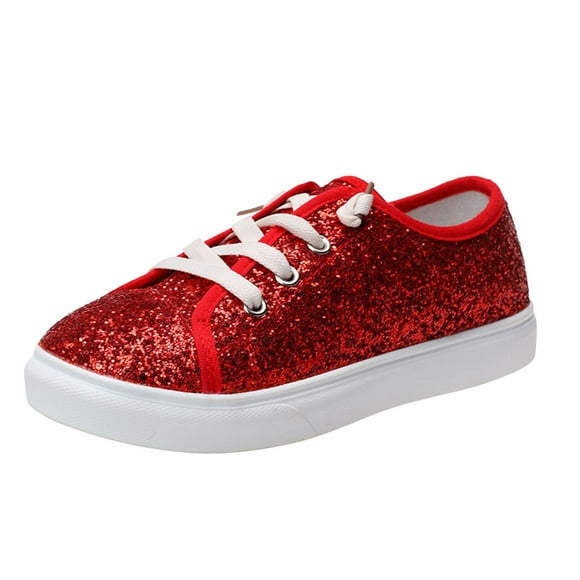Red Sequin Shoe