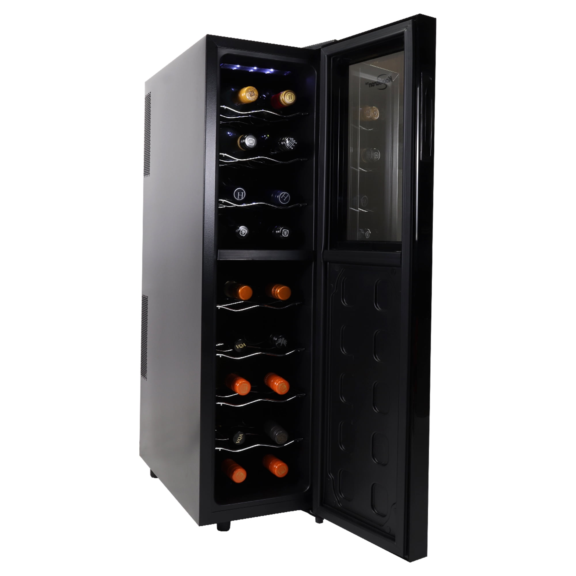 Click here for Koolatron 18 Bottle Slim Dual Zone Wine Cooler  1.... prices