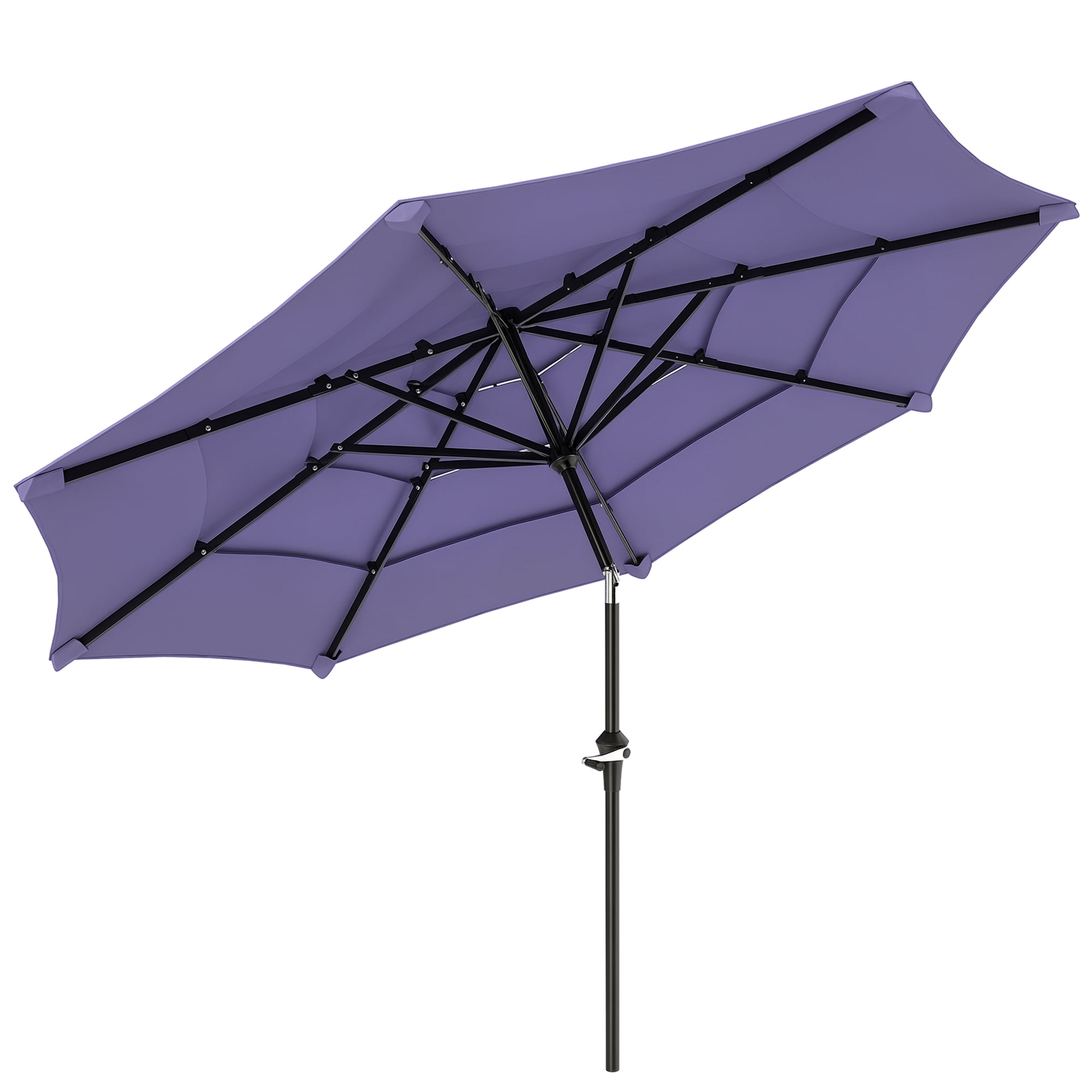 Click here for Outsunny 10.7ft Patio Umbrella  4 Tiers Parasol Wi... prices