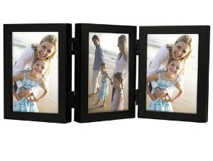 5x7 Triple Vertical Black Concepts Photo Frame - Walmart.com