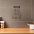 unbranded 2pcs Baking Conversion Chart Kitchen Ingredients Measurement ...