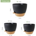 12/10/9 inch Large Self Watering Plant Pots with Mesh Drainage Holes ...