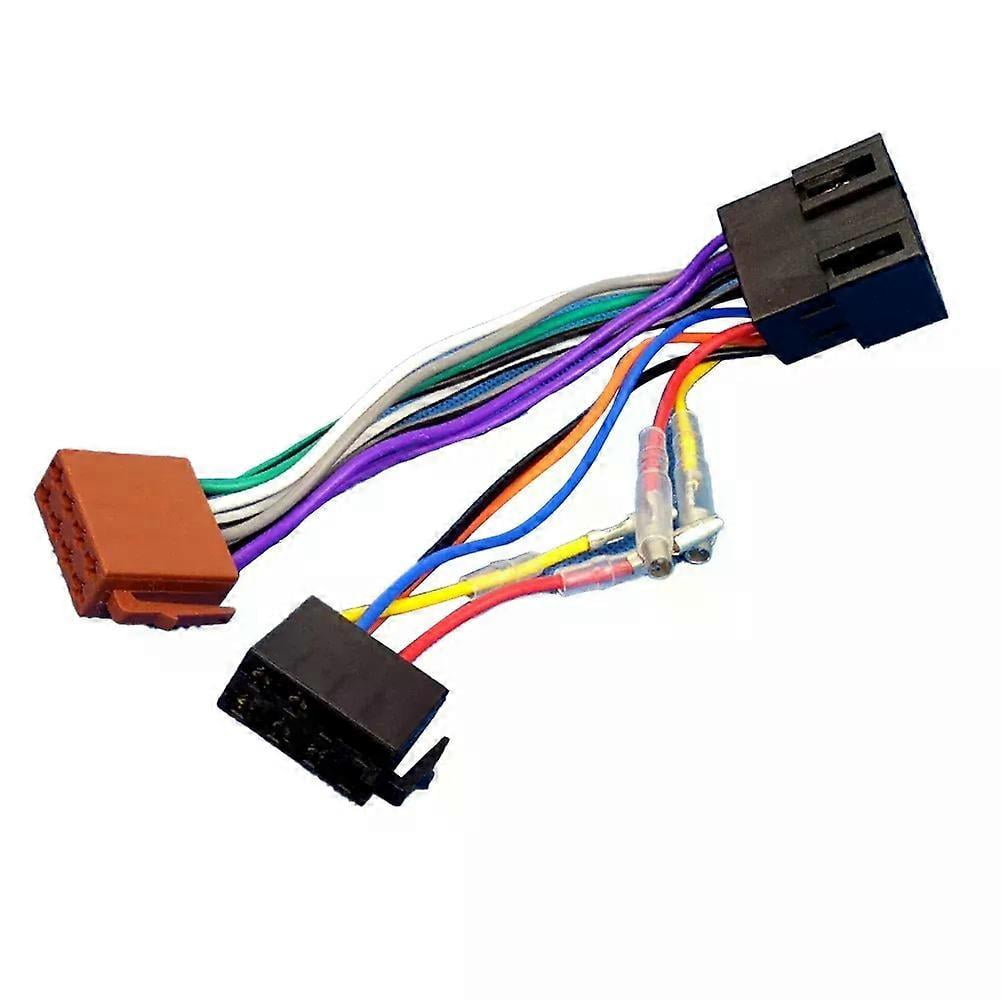 16 Pin Car Stereo Radio ISO Cable Adapter For ISO Female To For ISO ...